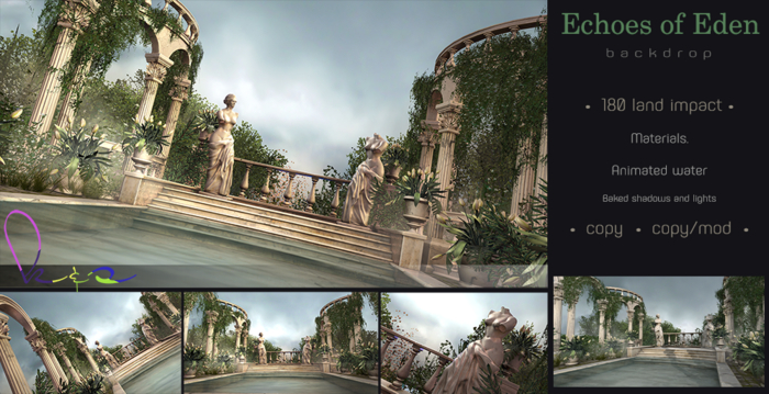 Second Life Marketplace - K&S - // Echoes of Eden. Backdrop COPY